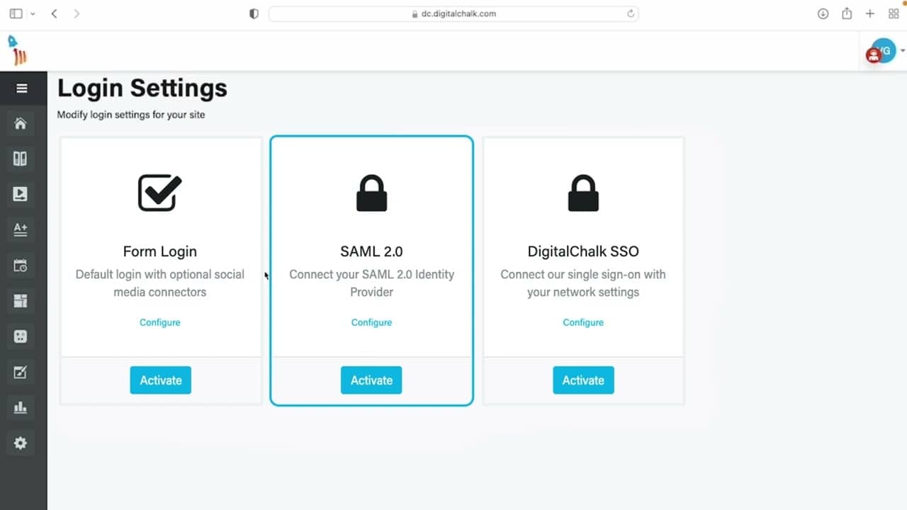 1. Setting Up Your Account - DigitalChalk Client Resource Portal 1. Setting Up Your Account - DigitalChalk Client Resource Portal